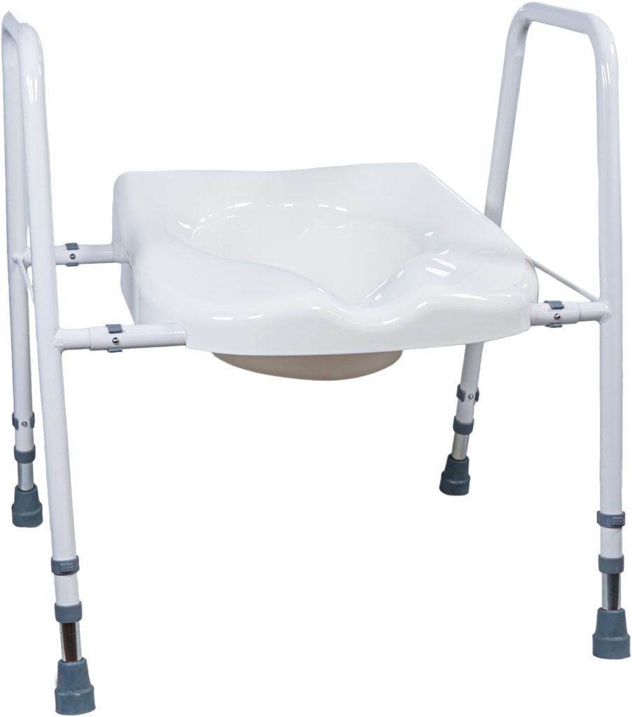 Toiletframe met toiletbril Aidapt – THUISZORGWINKEL.NL